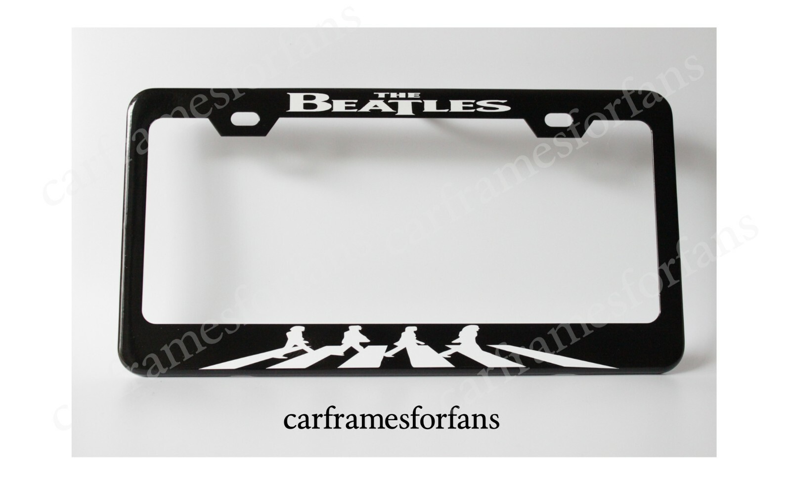 The Beatles - Black License Plate Frame - Premium Powder Coated Metal ...