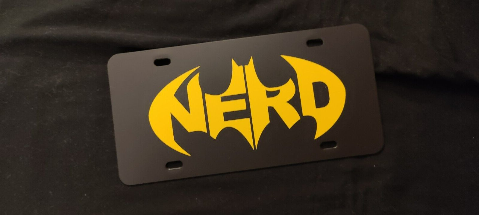 Batman Nerd Plastic License Plate | eBay