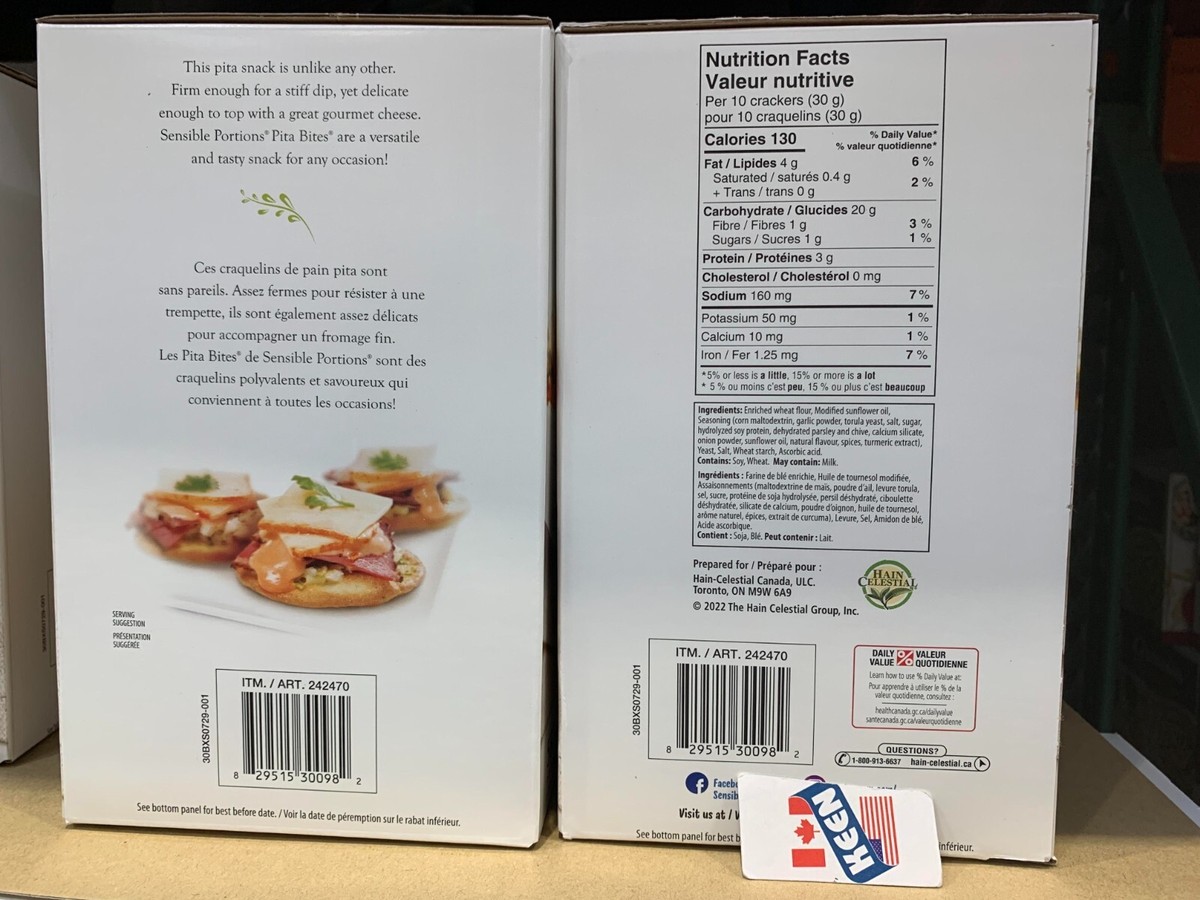 Sensible Portions Pita Bites