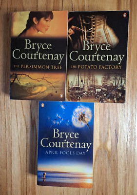 Bryce Courtenay 3 novels The Potato factory April fool's Day Persimmon ...