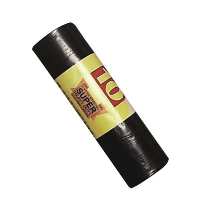 Roll Of 10 190 Gauge Heavy Duty Dustbin Liners Extra Strong Heavy Duty ...