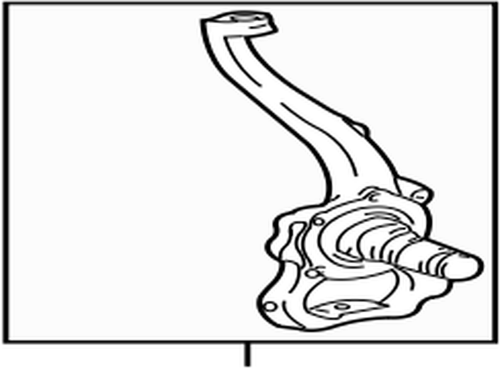 43201-60020 Toyota Knuckle, steering, rh 4320160020, New Genuine OEM ...