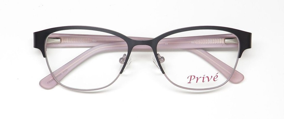 NEW PRIVE 3013 EYEGLASS FRAME 060 CAT EYE FULL-RIM WOMENS BROWN 52-16 ...