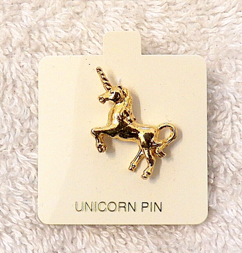 CLASSIC PIN BROOCH UNICORN LEGENDARY CREATURE MYTHOLOGY HORN GOOD LUCK ...