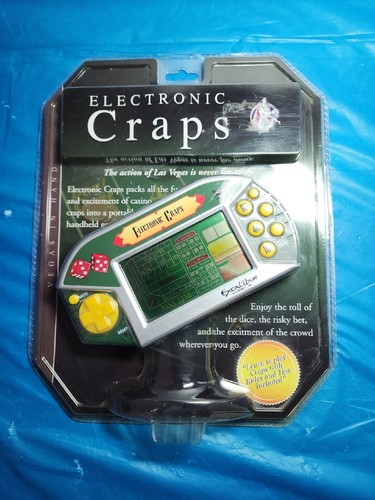 Electronic Craps Handheld Portable Video Game Gambling Casino Excalibur ...