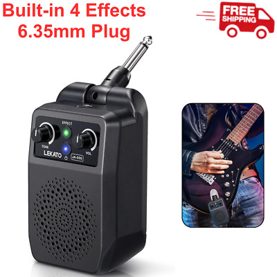 Mini Electric Guitar Amp 5W Portable Guitar Amp Bluetooth with Built-in ...