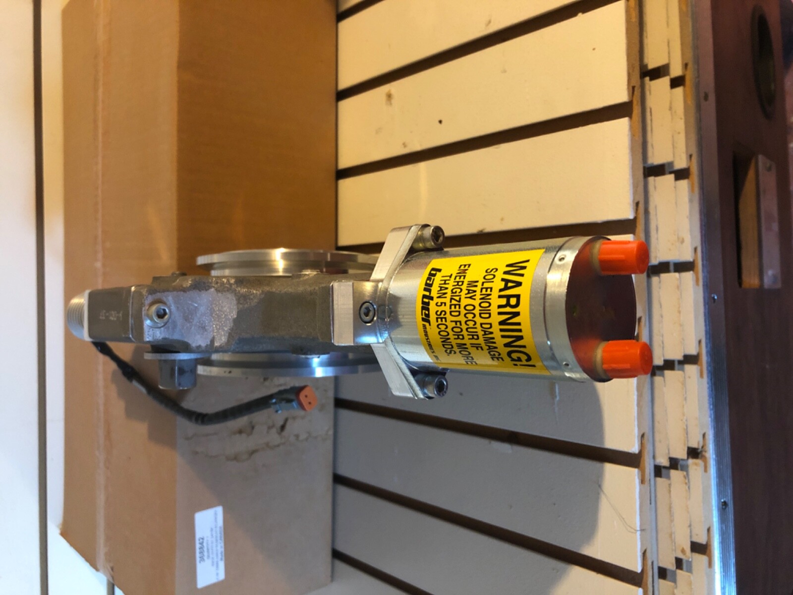 Rigsaver 5SGE 25379 St 24VDC Engine Shutoff Valve, Cummins QSK50 MCRS ...