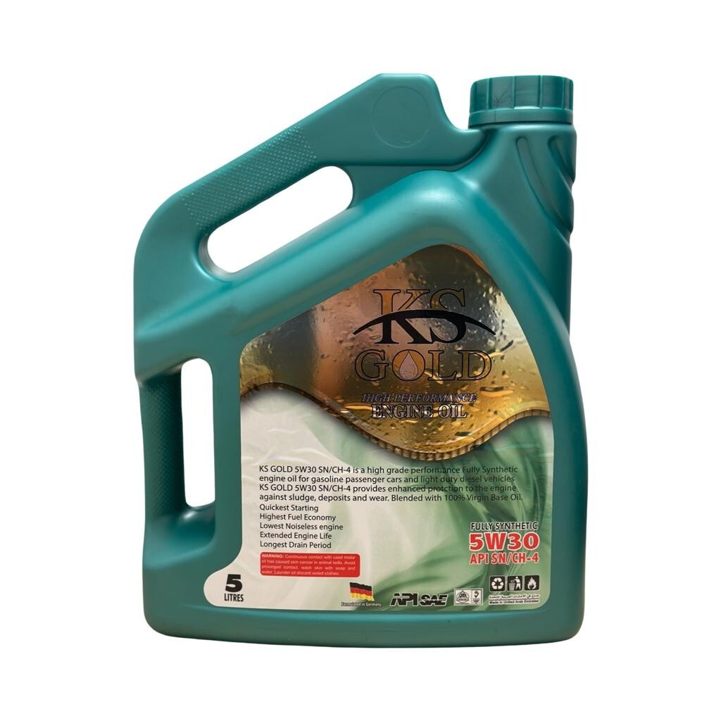 KS GOLD 5L PREMIUM 5W30 FULLY SYNTHETIC LONG LIFE Engine Oil Low Saps ...