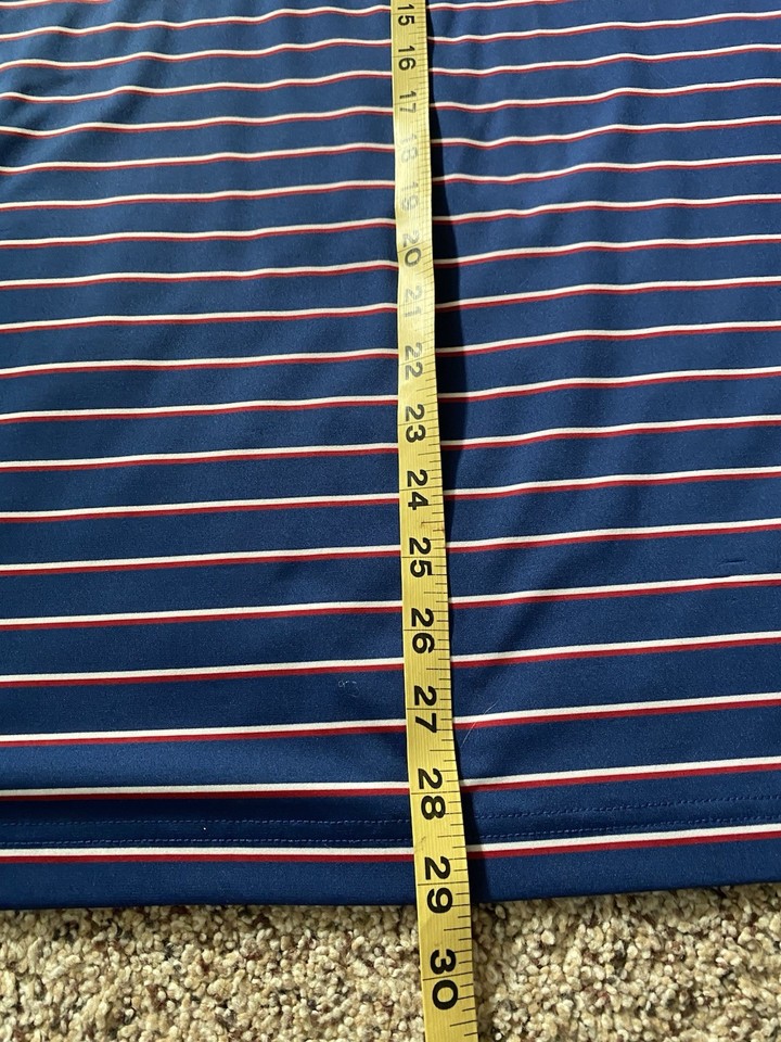 Rhoback USA Flag American Golf Polo Shirt Logo Red White Blue Mens XL ...