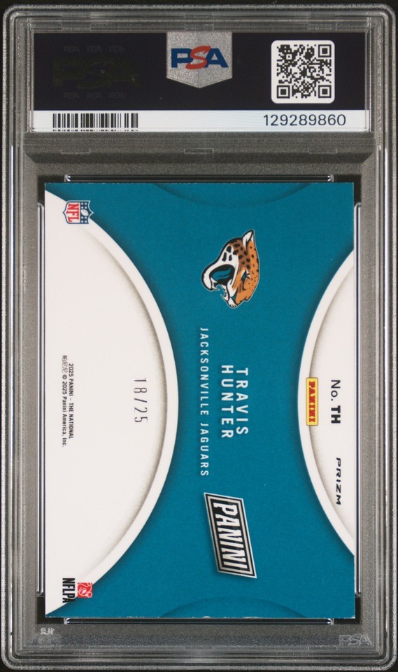 2025 PANINI NSCC VIP GOLD MARKETING COLOR BLAST #TH TRAVIS HUNTER RC ...