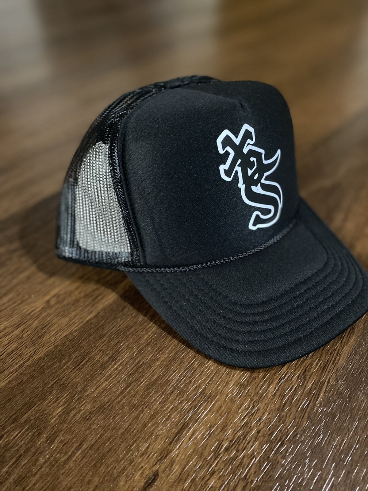 Chi White Sox Custom Made Upside Down Trucker Hat MLB Baseball Cap ...