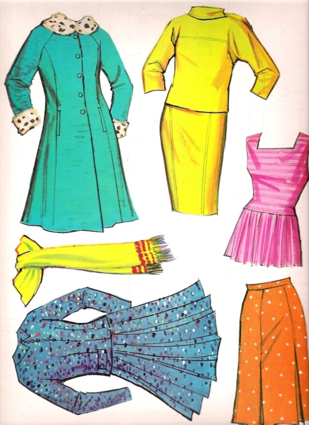 VINTAGE UNCUT 1965 PATTY DUKE PAPER DOLLS~#1 TOP REPRODUCTION~NOSTALGIC ...