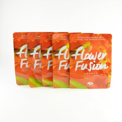 5 Origins Radiance-Boosting Sheet Mask Flower Fusion Orange - Set Of 5 ...