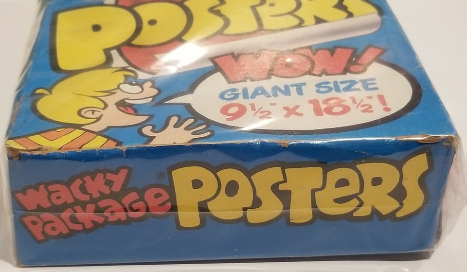 Topps 1974 WACKY PACKAGES POSTERS Empty Box Store Counter Display Nice ...