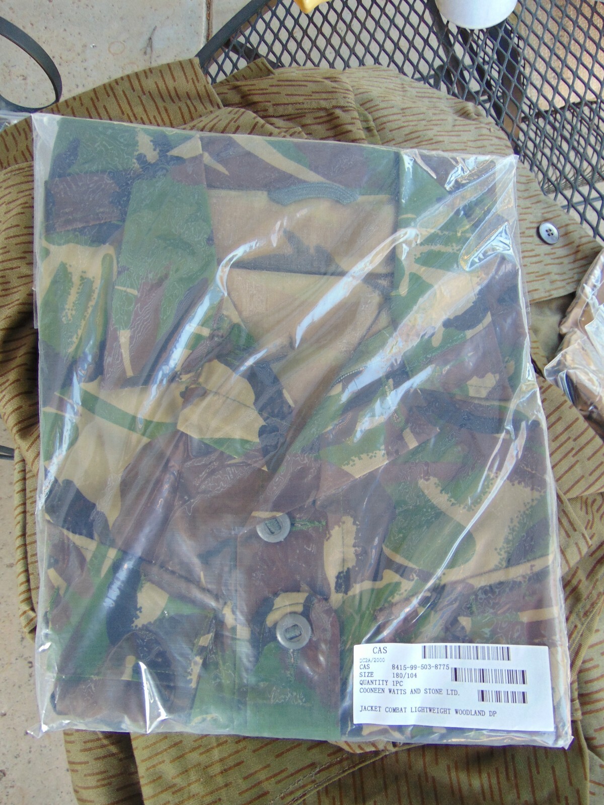 British Military DPM Woodland Camo Jacket, new & used… - Gem