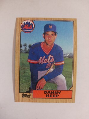 1987 Topps 241 Danny Heep Mets | eBay