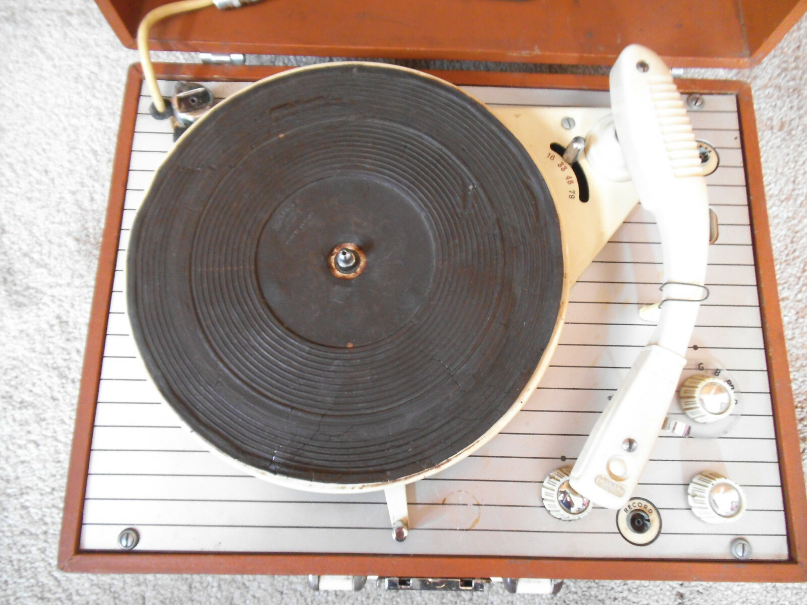 Vintage Pye Record Maker / Player Type 1 - For Restoration or Spares ...