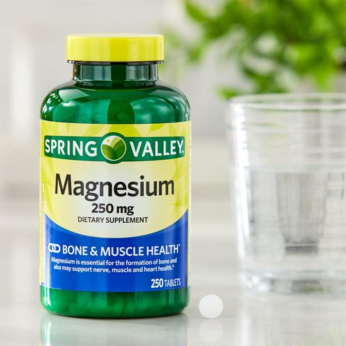 Spring Valley Extra Strength Magnesium Dietary Supplement 400 Mg 250 ...