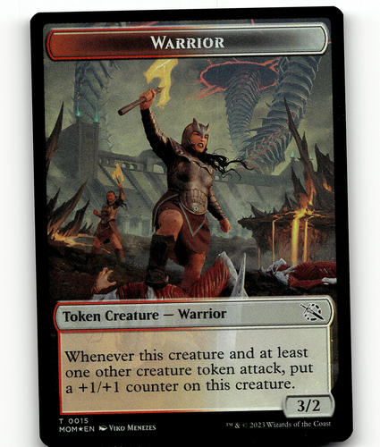 FOIL - MTG Warrior Phyrexian Hydra (0011) March of the Machine Token | eBay