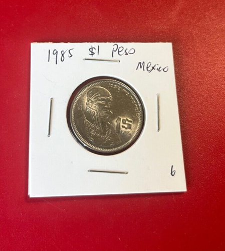 1985 $1 PESO MEXICO COIN - NICE WORLD COIN !!! | eBay