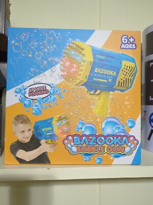 Bazooka Bubble Machine Gun, 12000 Bubbles Per Minute Bazooka Bubble Gun ...