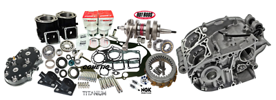 Yamaha Banshee Cases Complete Rebuild Kit Stock Top Bottom End Assembly ...