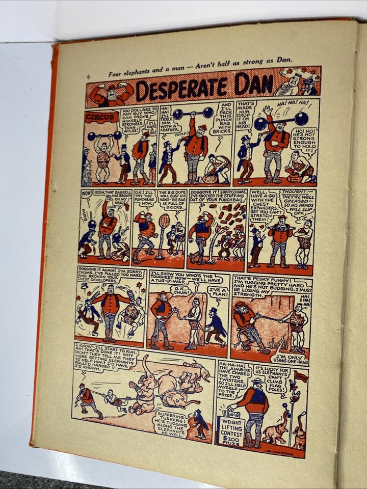 The Dandy Book 1954 Vintage Children’s Annual Desperate Dan Nice Copy ...