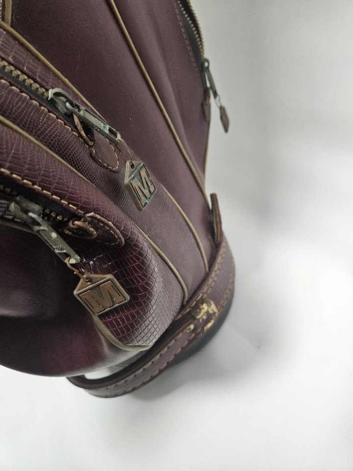 Vintage Ron Miller Associates Pro Model Maroon Golf Bag | eBay