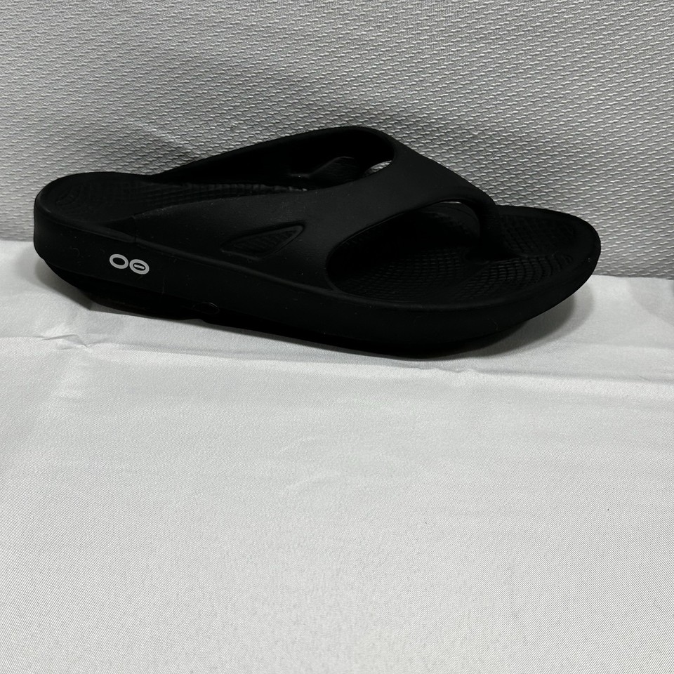 OOFOS Oolala Black Women’s US 8 EU 39 Flip Flop Thong Recovery Sandals (Men’s 6) | eBay