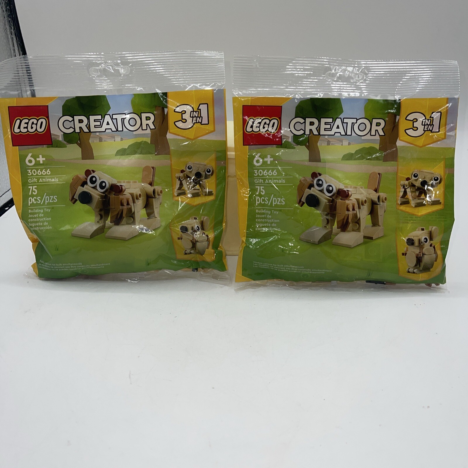 LEGO #30666~Creator 3 in 1: Gift Animals (NEW/Sealed) LOT OF 2 ...