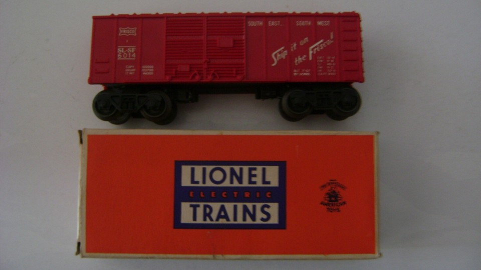 Lionel 6014 Red Frisco Box Car-mint-original box | eBay
