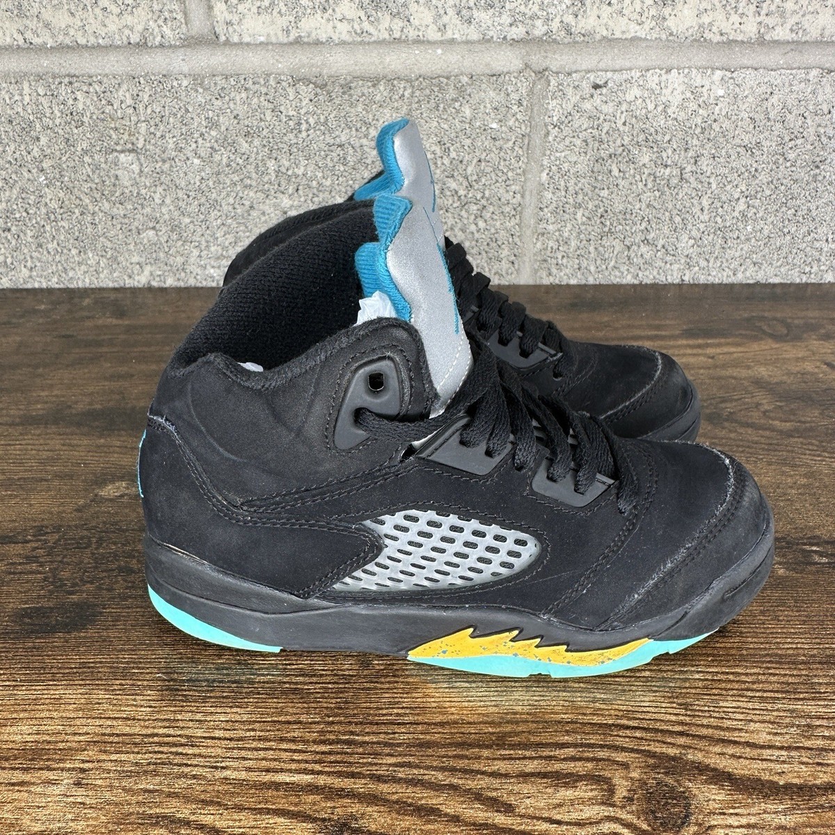 Nike Air Jordan 5 Retro PS Aqua Size 11C - 440889-047 | eBay Nike Air Jordan 5 Retro PS Aqua Size 11C - 440889-047 | eBay