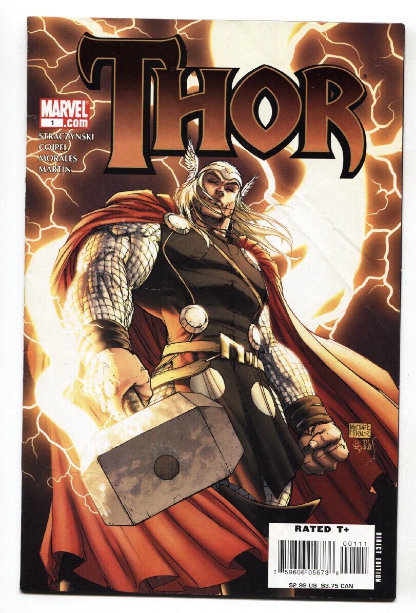 THOR #1 comic book 2007 First issue-Michael Turner cover | eBay