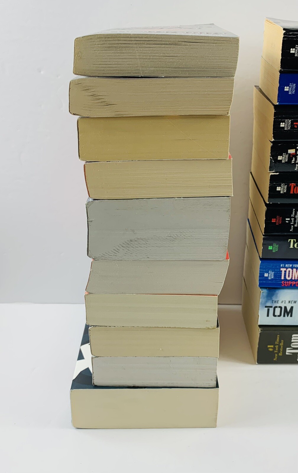 Mixed Lot of 20 Tom Clancy Tall & Mass Market Paperback Books Ryan Op ...