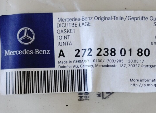 8 New Genuine OEM Mercedes-Benz Shut-Off Valve Gaskets (8 Gaskets ...