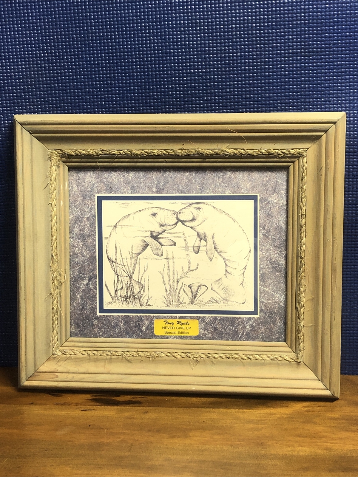 tony ryals Art Piece In A Beautiful Frame 12"Hx16" W | eBay