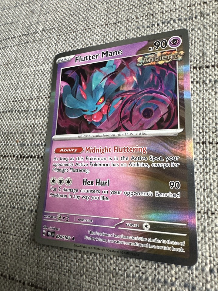 Pokemon - Flutter Mane 078/162 - Holo Rare - Temporal Forces - NM/M | eBay