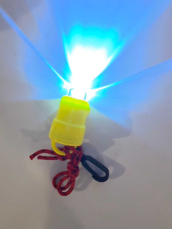 Water Activated Autom strobing LED Life Vest Light by Buzline W/custom ...