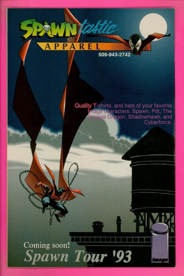 SPAWN #6 8.0 VF newsstand very fine IMAGE comics McFarlane 1st Overt ...