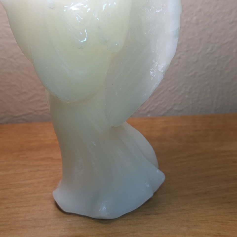 Collectible Angel Statue Wax Candle Religious Decor Figurine Christmas ...