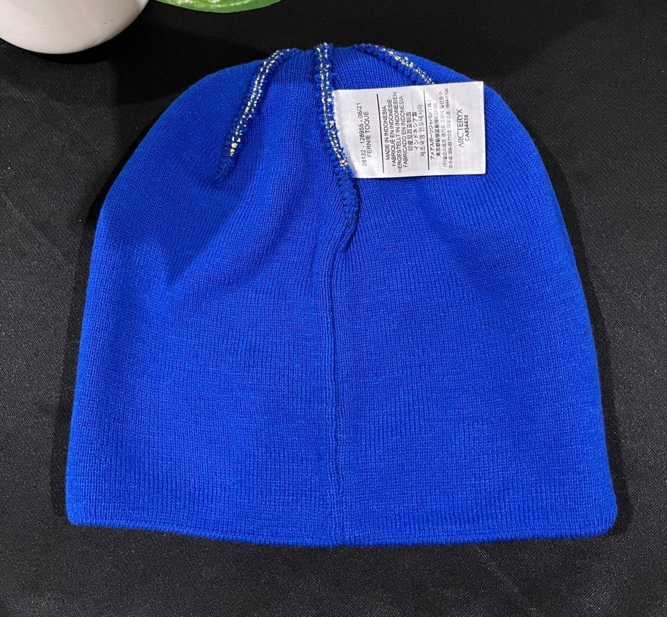 Arc'teryx Bird Head Toque Blue Beanie - Wool Unisex Winter Ski Hiking ...