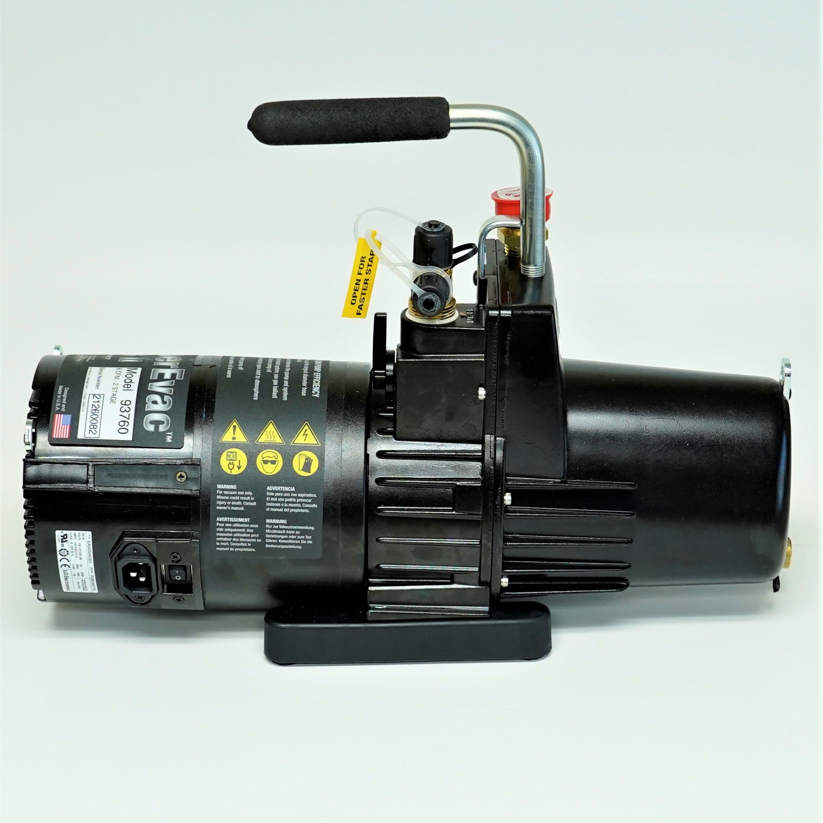 Yellow Jacket 93760 SuperEvac PLUS II Vacuum Pump 6 CFM 686800937601| eBay