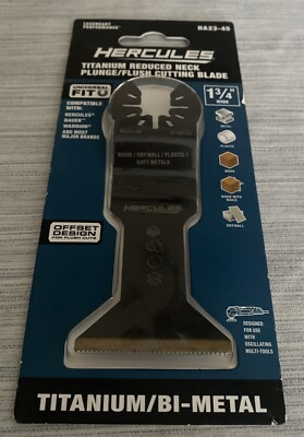 Hercules Titanium Reduced Neck Plunger/Flush Cutting Blade New | eBay