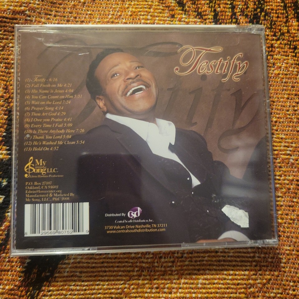 Edwin Hawkins & Walter Hawkins - Testify - New Factory Sealed CD ...