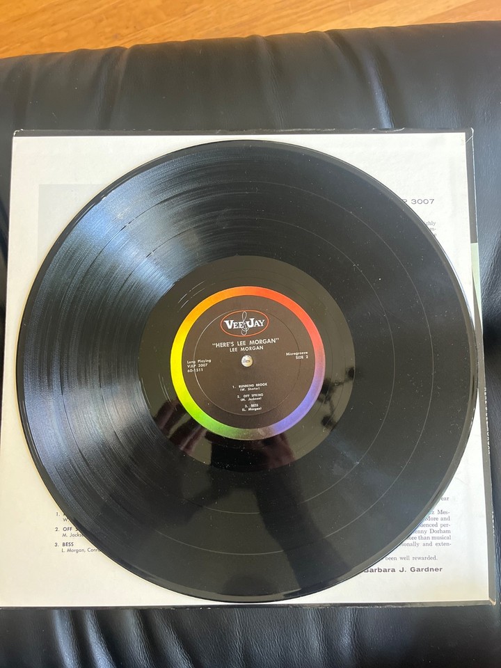 Here's Lee Morgan Vee Jay LP 3007 Vinyl LP Stereo NM | eBay