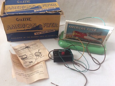 Vintage Gilbert American Flyer Whistling Billboard 566 WORKS | eBay