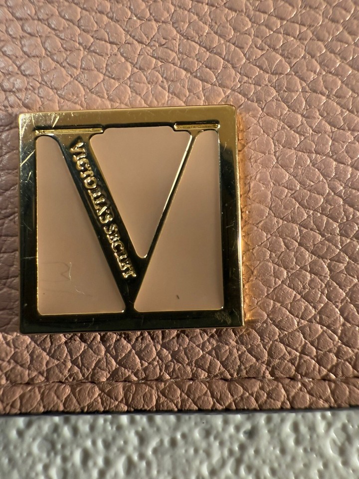 Victorias Secret Signature Stripe Credit Card Case Coin Wallet Iconic ...