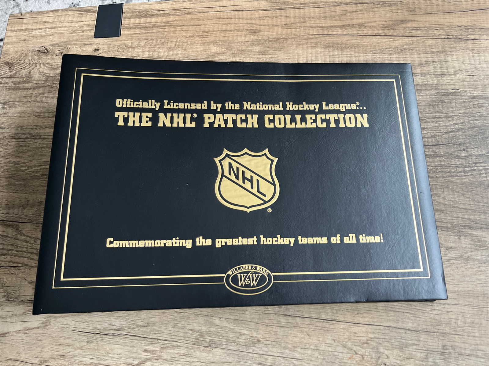 Willabee And Ward NHL Partial Patch Collection Binder + 19 Pages ...