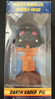 FUNKO DARTH VADER PIG ANGRY BIRD STAR WARS WACKY WOBBLER BOBBLE HEAD | eBay