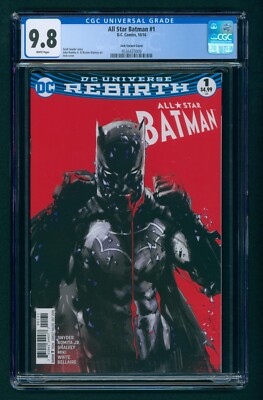 All Star Batman #1 (2016) CGC 9.8 White! Jock Variant! | eBay